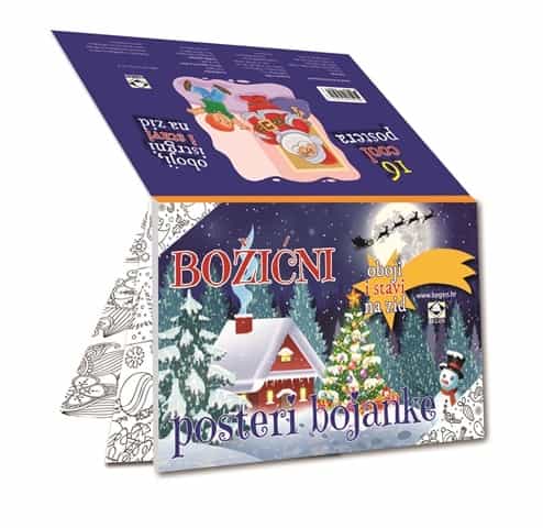 BOŽIĆNI POSTERI-BOJANKE | Begen