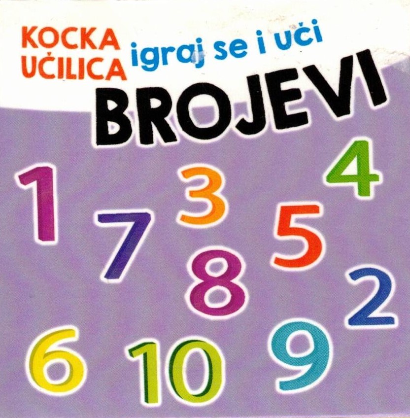 Edukativna kocka učilica - BROJEVI - Begen