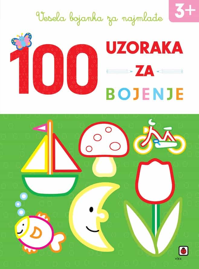 Vesela bojanka za najmlađe – 100 uzoraka za bojenje | Begen